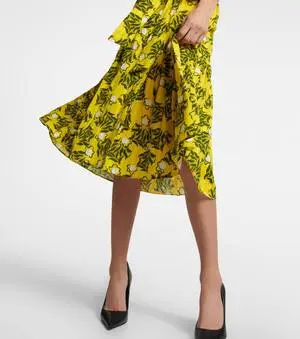 Diane Von Furstenberg Didi Printed Cotton Minidress