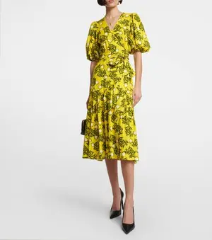 Diane Von Furstenberg Didi Printed Cotton Minidress