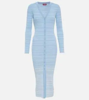 Staud Shoko Cardigan Midi Dress