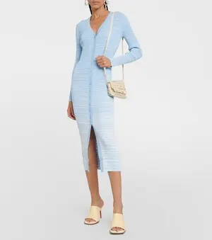 Staud Shoko Cardigan Midi Dress