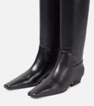 Khaite Marfa Leather Knee-high Boots