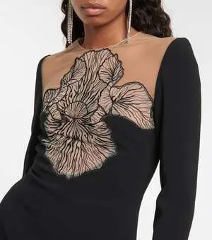 David Koma Macrame-detail Minidress