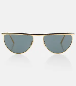 Khaite Gold Tone Eyewear For Women