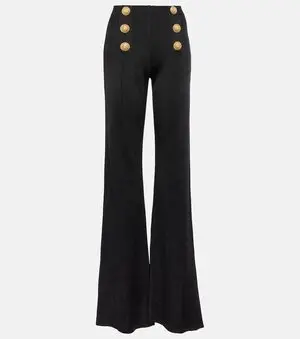 Balmain High Waisted Pants For Women