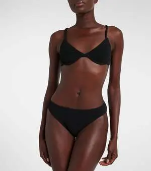 TOTEME Smocked Bikini Top