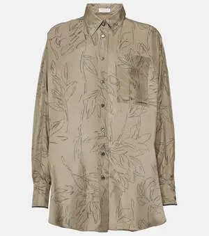 Brunello Cucinelli Silk Button-down Shirt