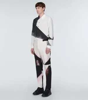 Alexander McQueen Oversized Leather Sneakers - Black
