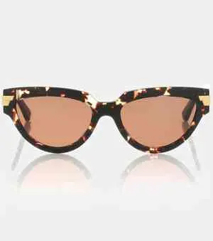 Bottega Veneta Cat-eye Sunglasses - Brown