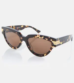 Bottega Veneta Cat-eye Sunglasses - Brown