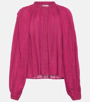 MARANT ETOILE Imayae Cotton-blend Blouse