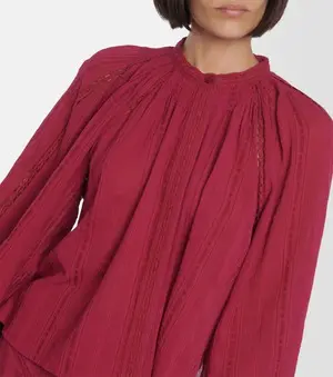 MARANT ETOILE Imayae Cotton-blend Blouse