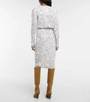 MARANT ETOILE Danalia Printed Midi Dress