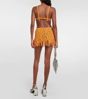 ROBERTA EINER Beaded Cotton Bralette