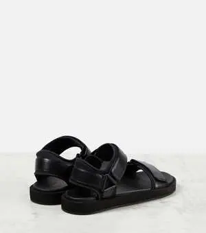 THE ROW Hook And Loop Leather Sandals