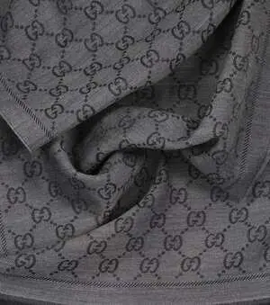 Gucci Gg Wool Jacquard Scarf