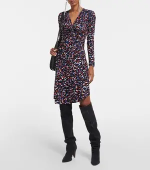 MARANT ETOILE Jadiya Floral Midi Dress - Multicoloured