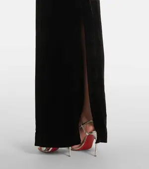 Roland Mouret Strapless Velvet Gown