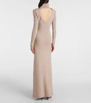 TOM FORD Cashmere Turtleneck Gown
