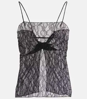Dolce & Gabbana Lace Top - Black
