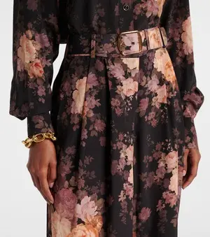 Zimmermann Illustration Floral Wide-leg Pants