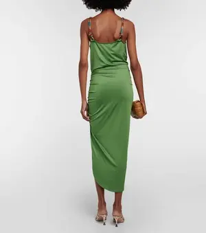Veronica Beard Biava Beaded Midi Dress