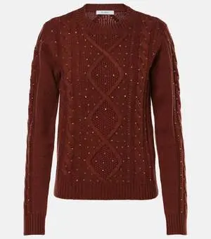 Max Mara Onde Cable-knit Sweater