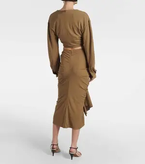 Christopher Esber Vivenda Jersey Crop Top
