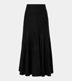 PATOU Peplum Midi Skirt