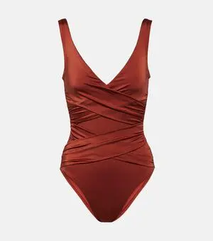 KARLA COLLETTO Ruched Swimsuit - Black