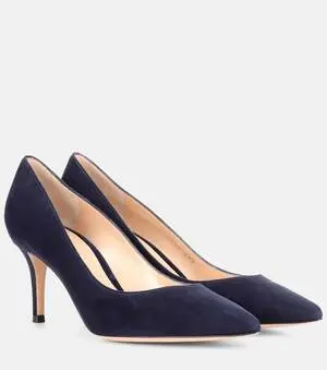 GIANVITO ROSSI 70 Suede Pumps