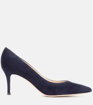 GIANVITO ROSSI 70 Suede Pumps