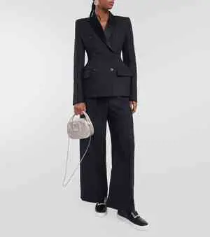 ROGER VIVIER Viv' Ladybug Velvet Shoulder Bag