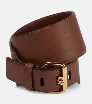 Etro Leather Belt - Brown