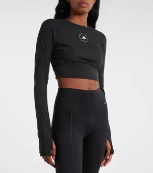 Adidas By Stella McCartney Truestrength Technical Cropped Top
