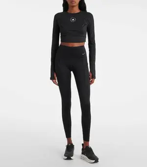 Adidas By Stella McCartney Truestrength Technical Cropped Top