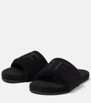 TOM FORD Harrison Embroidered Slides
