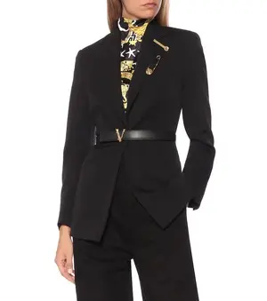 Versace Virtus Leather Belt