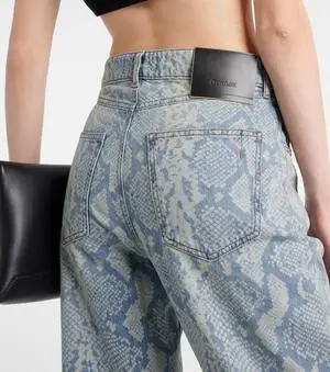 Sportmax Diego Snake-print Jeans