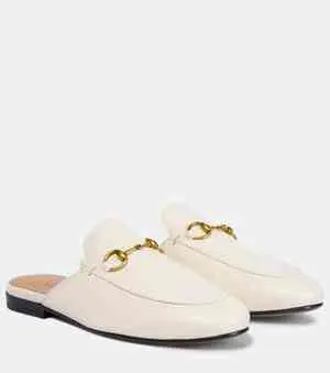 Gucci Princetown Leather Slippers