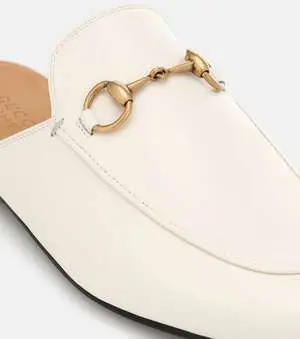 Gucci Princetown Leather Slippers