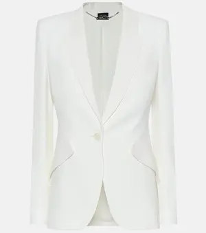 Alexander McQueen Crepe Blazer