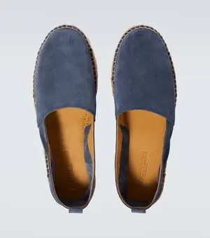 Frescobol Carioca Helio Suede Espadrilles - Blue