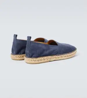 Frescobol Carioca Helio Suede Espadrilles - Blue