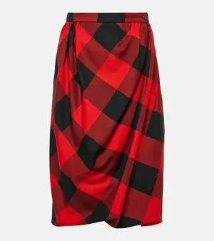VIVIENNE WESTWOOD Drunken Drape Midi Skirt