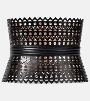 Alaïa Vienne Leather Corset Belt