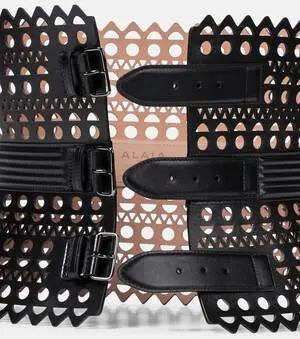 Alaïa Vienne Leather Corset Belt