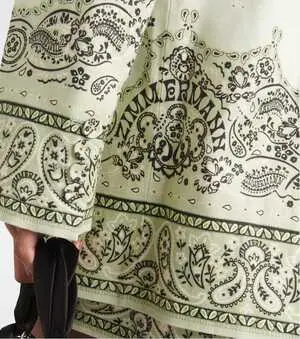 Zimmermann Matchmaker Printed Linen Blazer