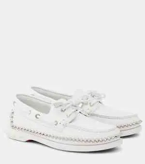 Christian Louboutin Almond Toe Flats For Women