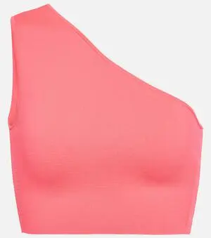 Victoria Beckham Vb Body One-shoulder Cropped Top