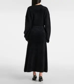 LISA YANG Asta Cashmere Midi Skirt